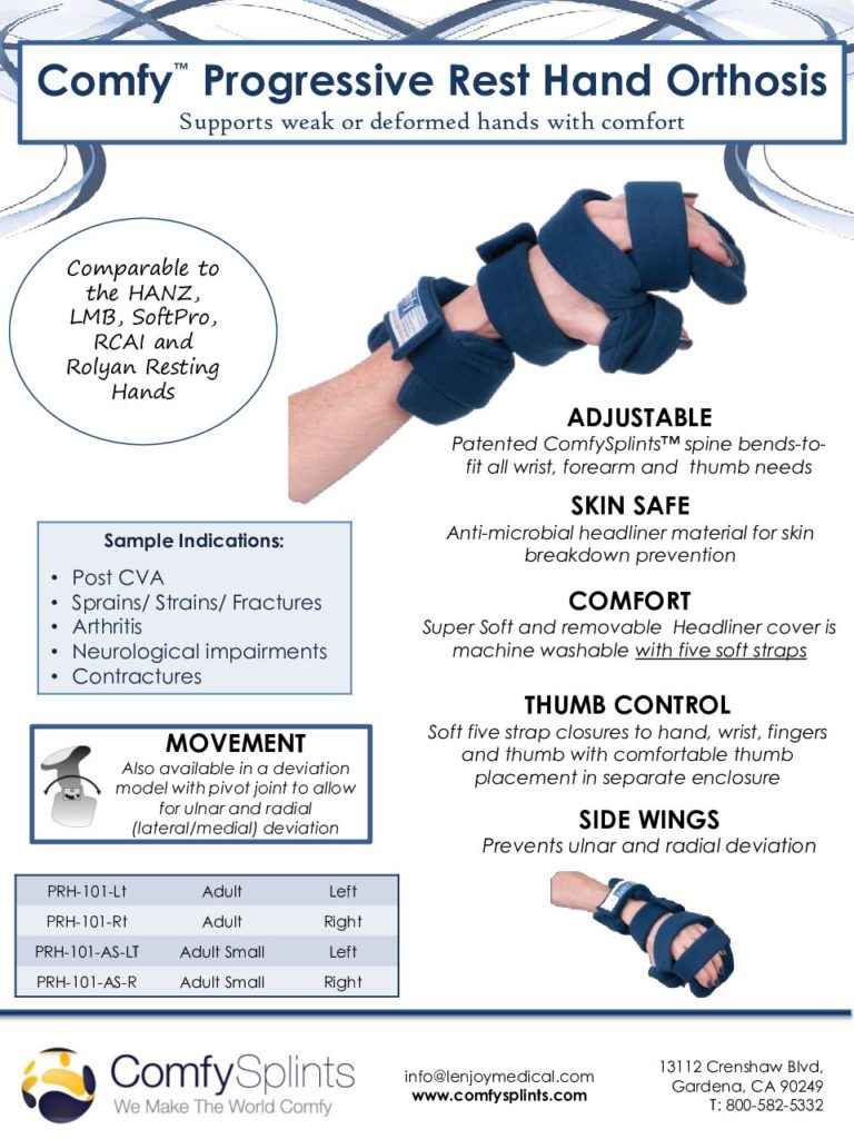 Comfy Progressive Rest Hand (2) - Neurorehabdirectory ...